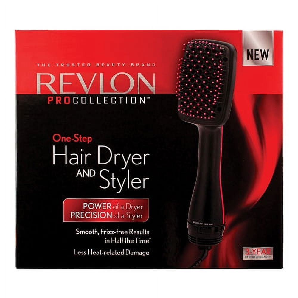Revlon 1100 Watt Pro Collection One-Step Hair Dryer And Styler ...