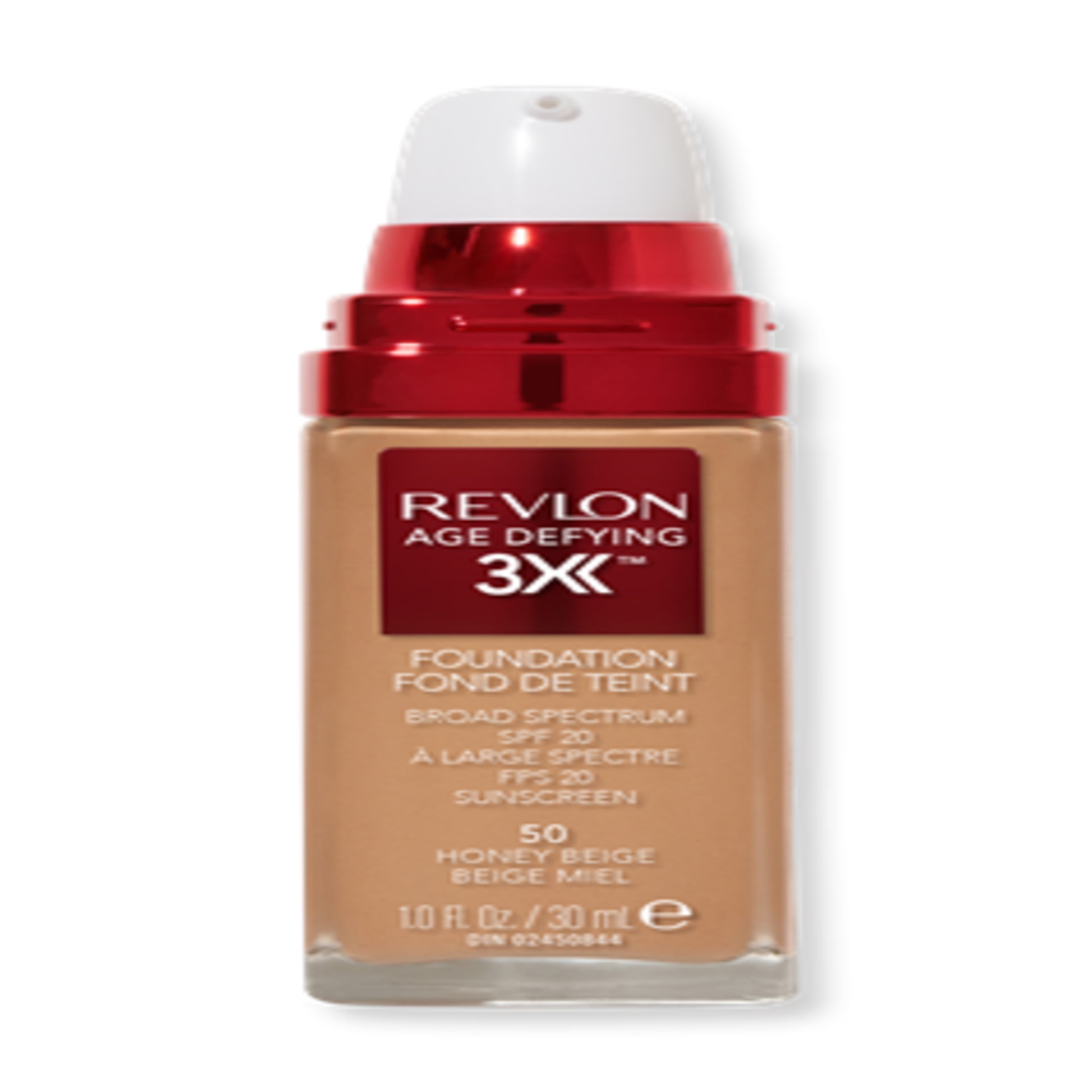 Revlon Age Defying 3X Cream Foundation SPF 20 Honey Beige 1 fl oz ...