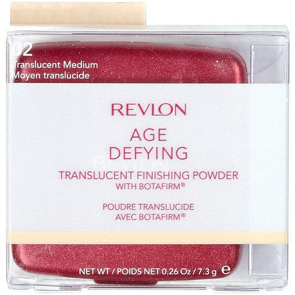 Revlon Age Defying Finishing Powder, 02 Translucent Medium, 0.26 Oz ...
