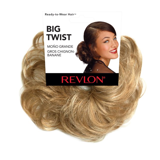 Revlon Big Twist Hair Bun Extension Ponytail, Dark Blonde - Walmart.com
