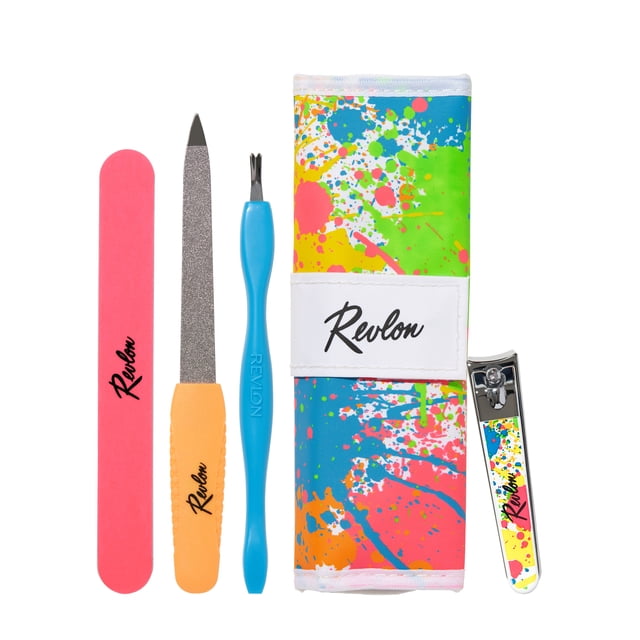Revlon Bold Essentials Manicure Kit, Live Boldly Collection, Nail Tools ...