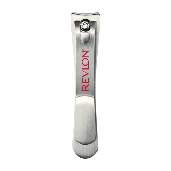 Revlon Stainless Steel Nail Clipper with Catcher, Curved Blade ...