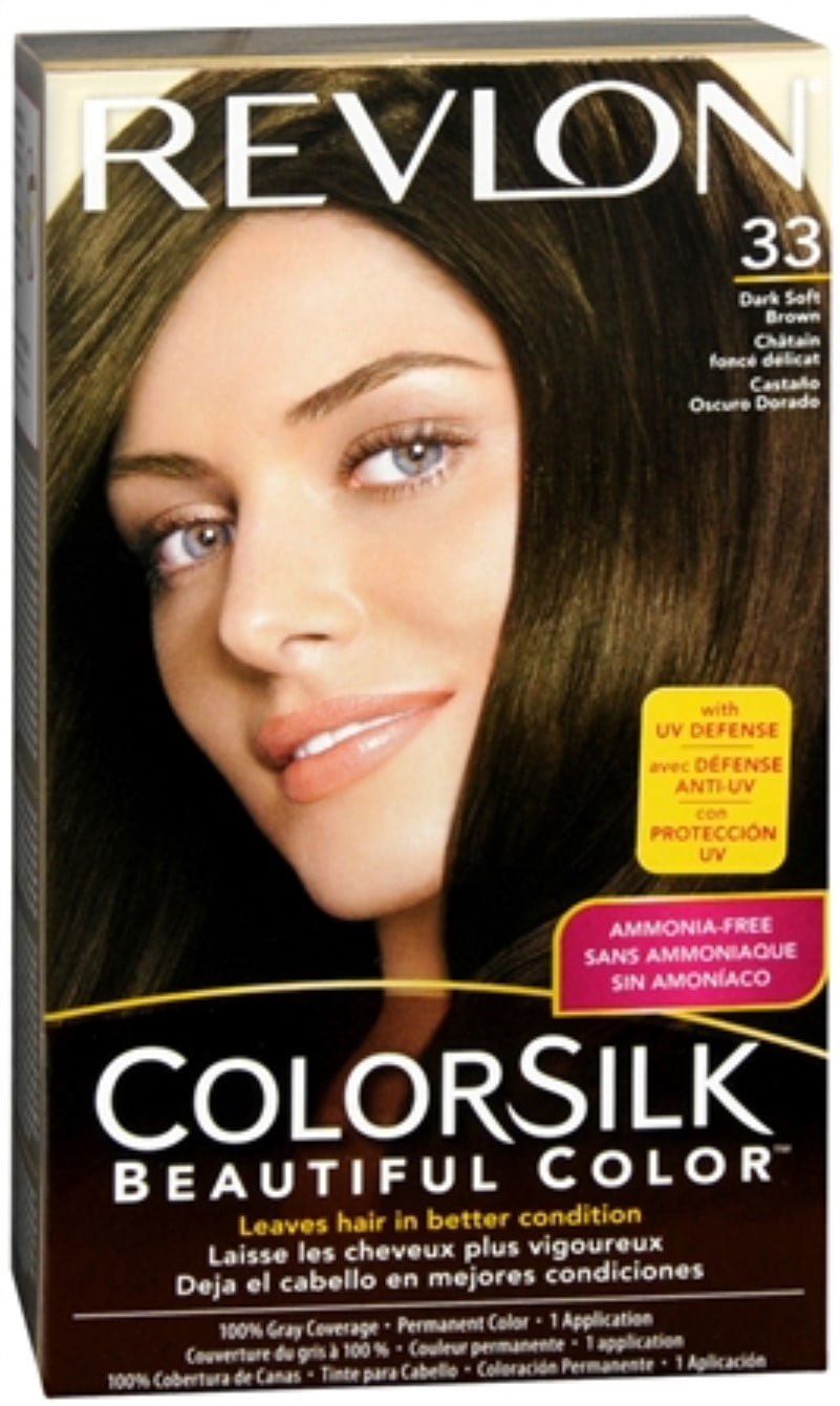 Revlon ColorSilk Beautiful Color, 33 Dark Soft Brown 1 ea (Pack of 2 ...