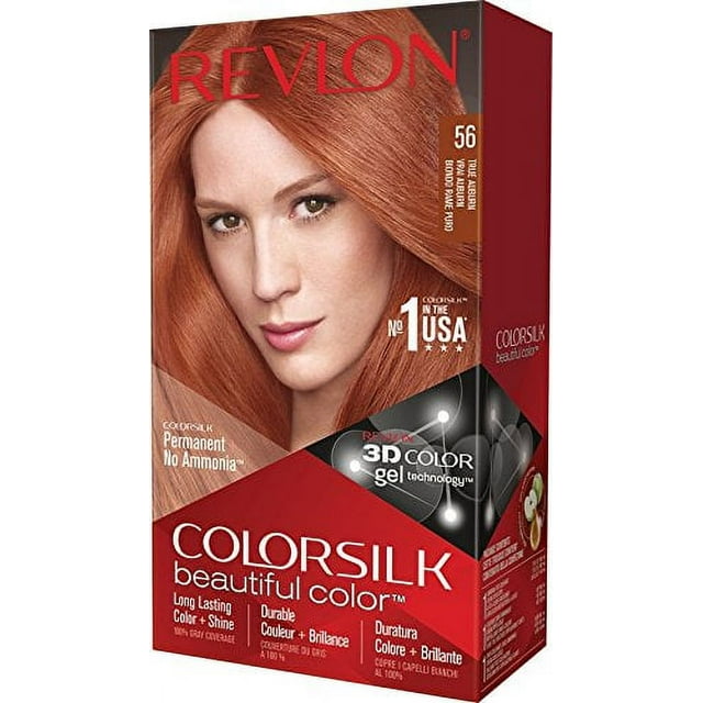 Revlon ColorSilk Beautiful Color Hair Color - True Auburn - Walmart.com