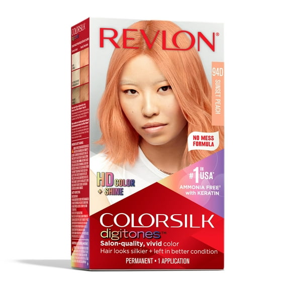 Revlon Colorsilk Digitones Permanent Hair Color with Keratin, 94D ...
