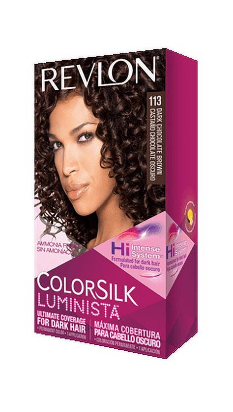 Revlon ColorSilk Luminista Hair Color, Dark Chocolate Brown - Walmart.com