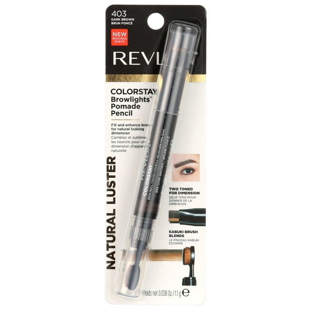 Revlon ColorStay Browlights, Brow Filler, Waterproof, Natural Eyebrow ...