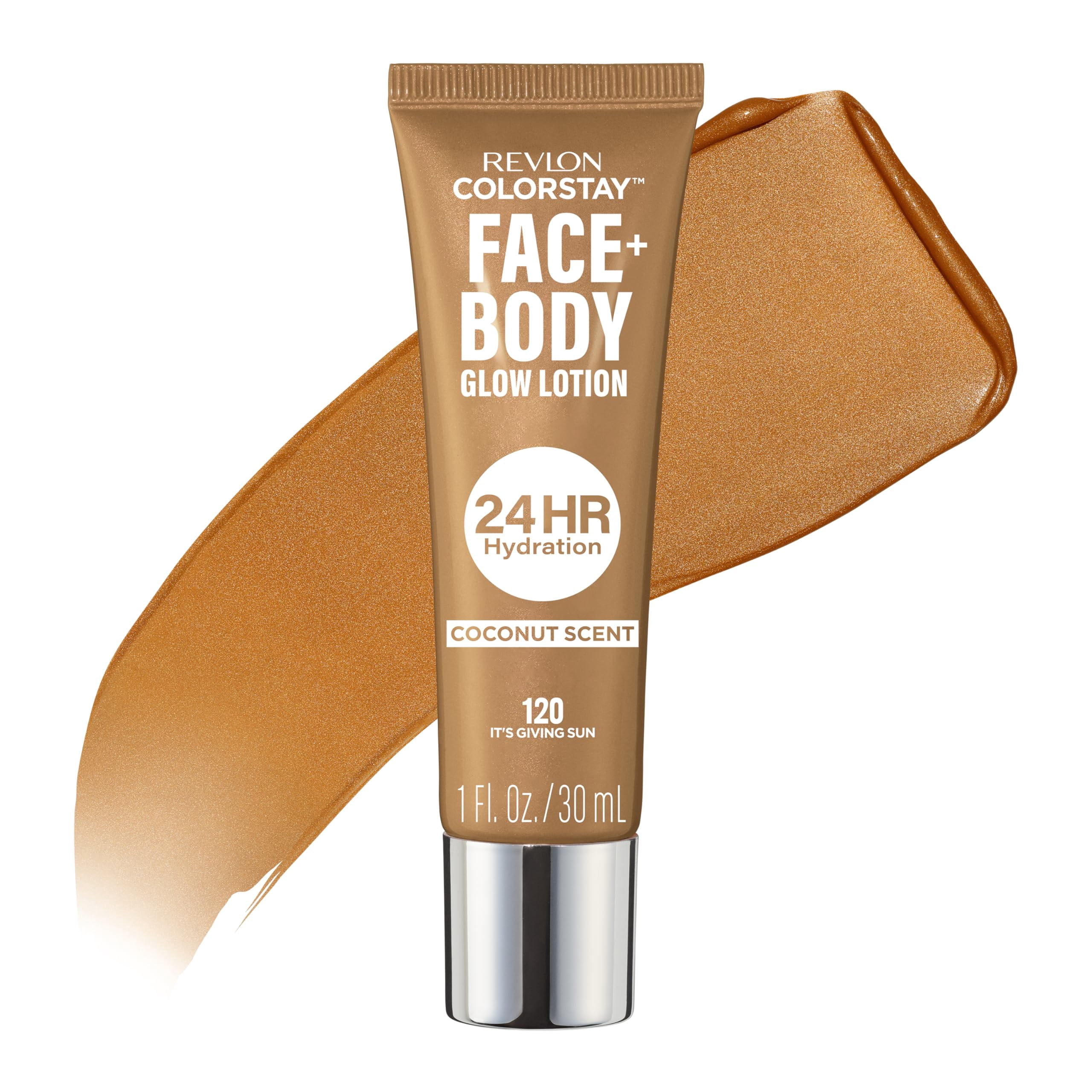 Revlon ColorStay Face & Body Glow Lotion, Hydrating Glow Moisturizer ...