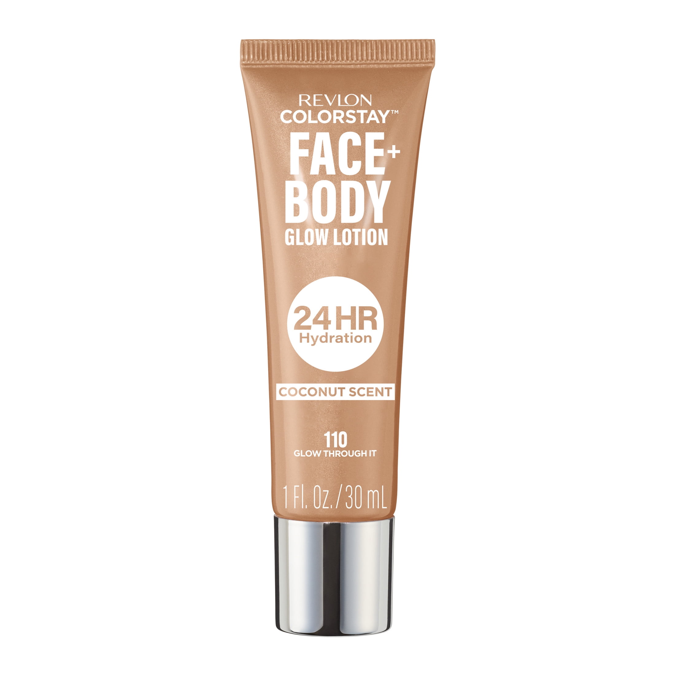 Revlon ColorStay Face & Body Glow Lotion, Luminizing, 110 Glow Through ...