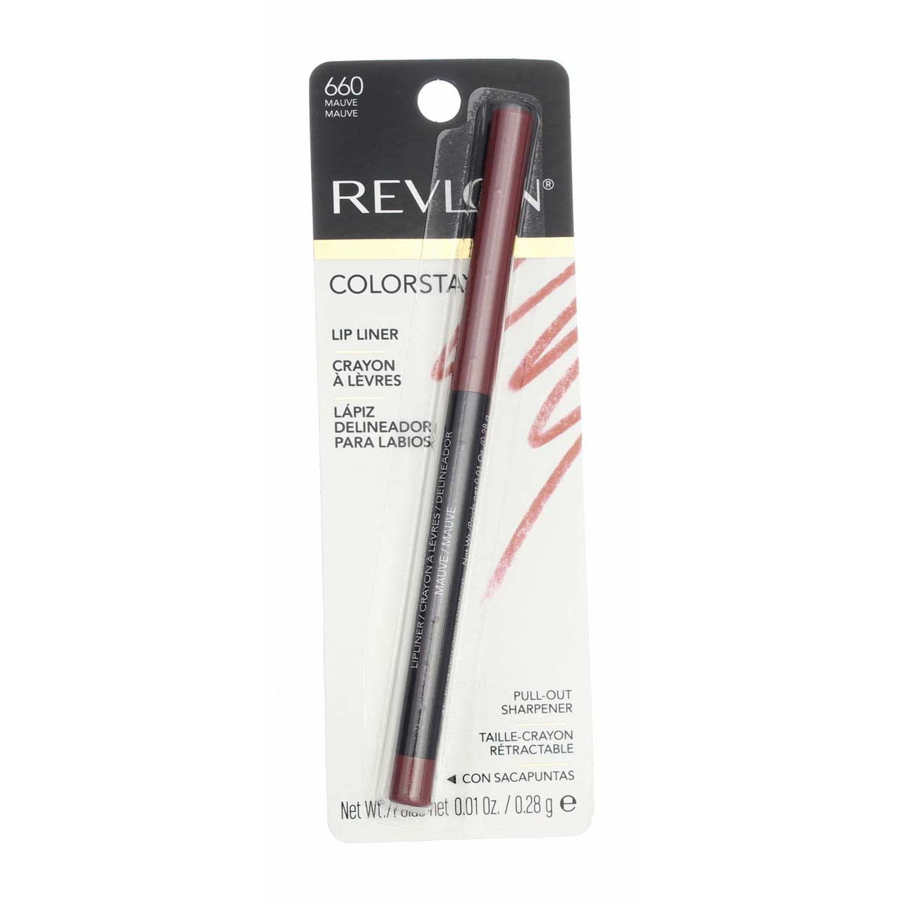 Revlon, Lip Liner, Mauve 660, Longwearing Definition with SoftFlex ...