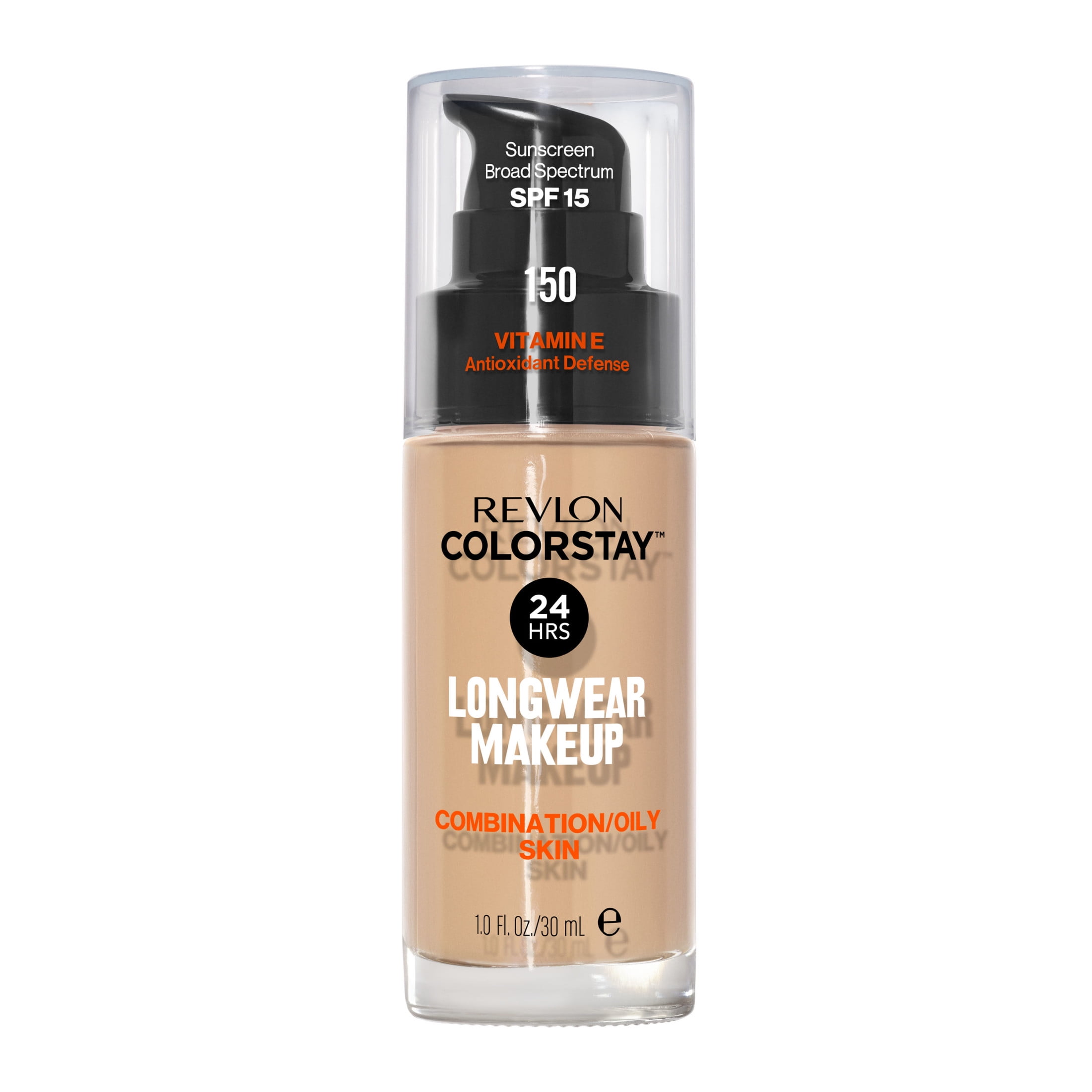 Revlon Face Cover Foundation for Combination/Oily Skin, Matte Finish ...