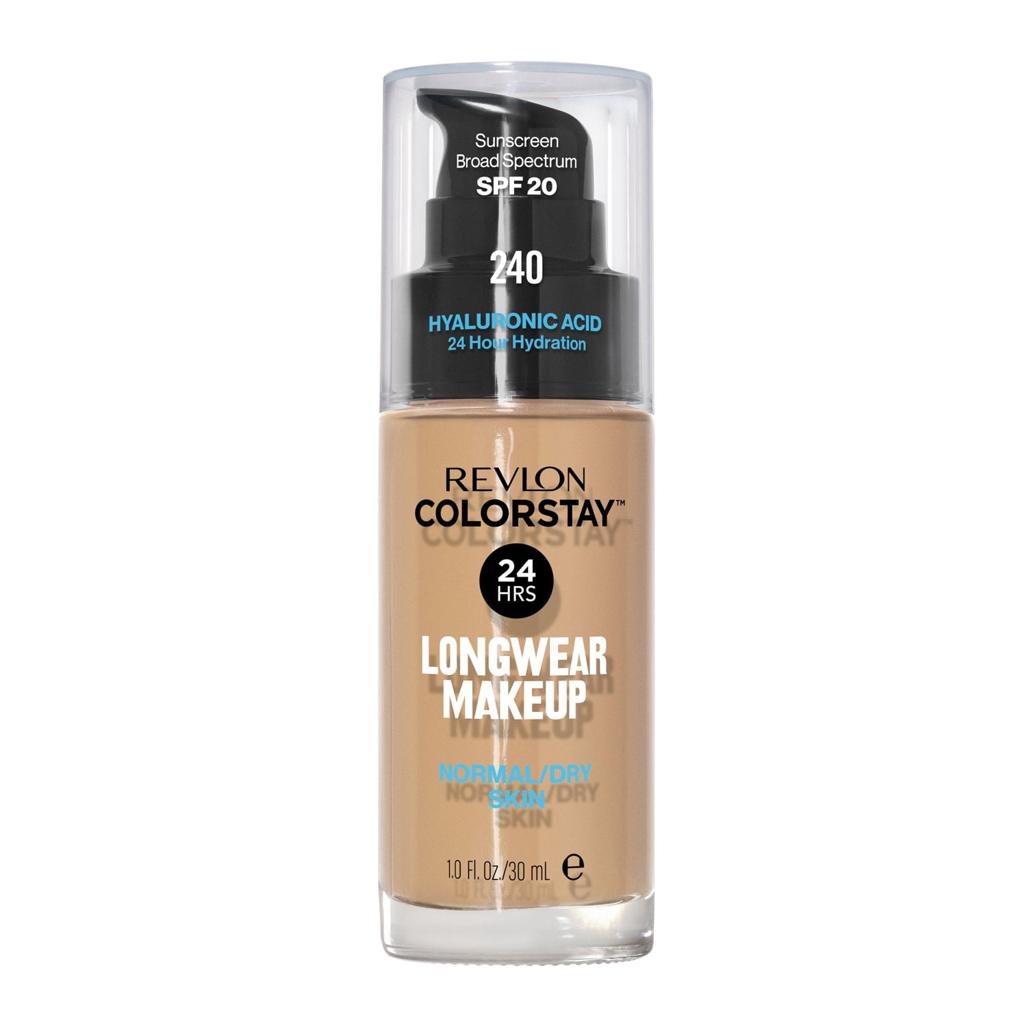 Revlon ColorStay Liquid Foundation Makeup, Normal/Dry Skin, SPF 20, 240 ...