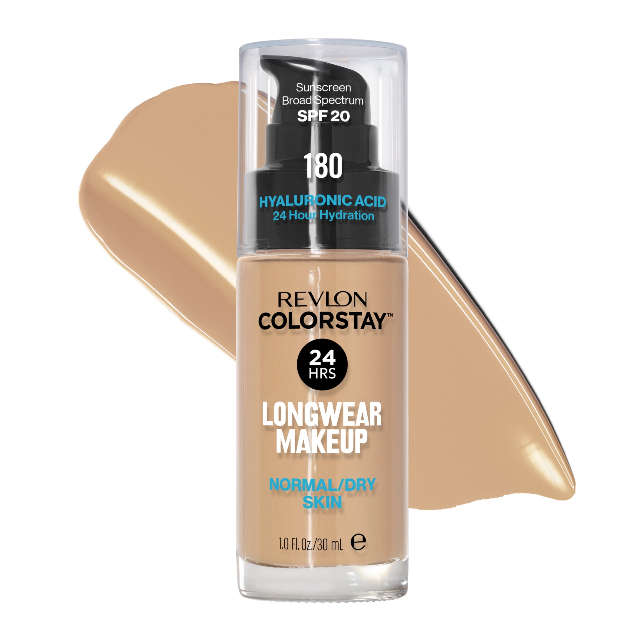 Revlon ColorStay Longwear Coverage Foundation, SPF 20, Normal/Dry Skin ...
