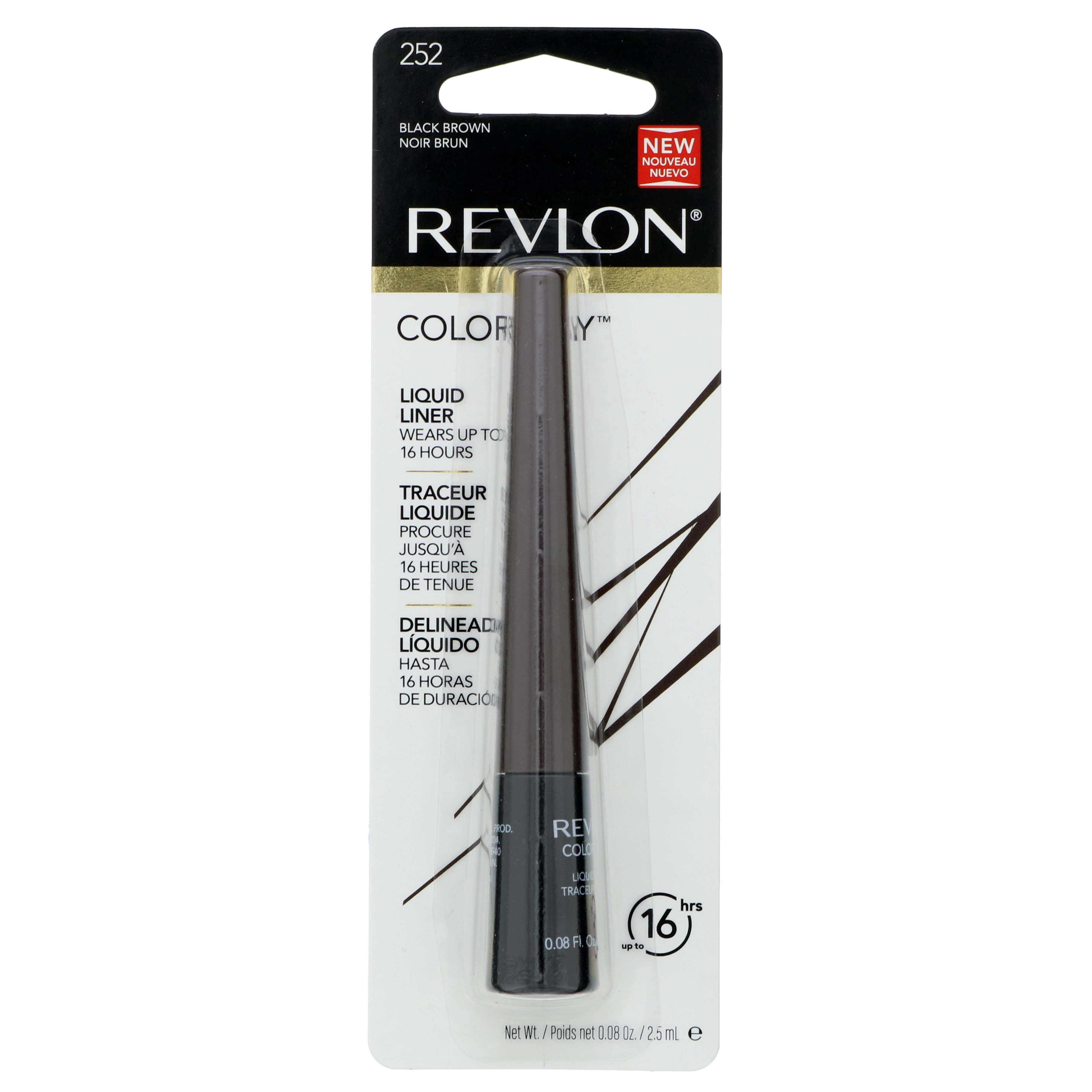 Revlon ColorStay Liquid Liner, Black Brown - Each - Walmart.com