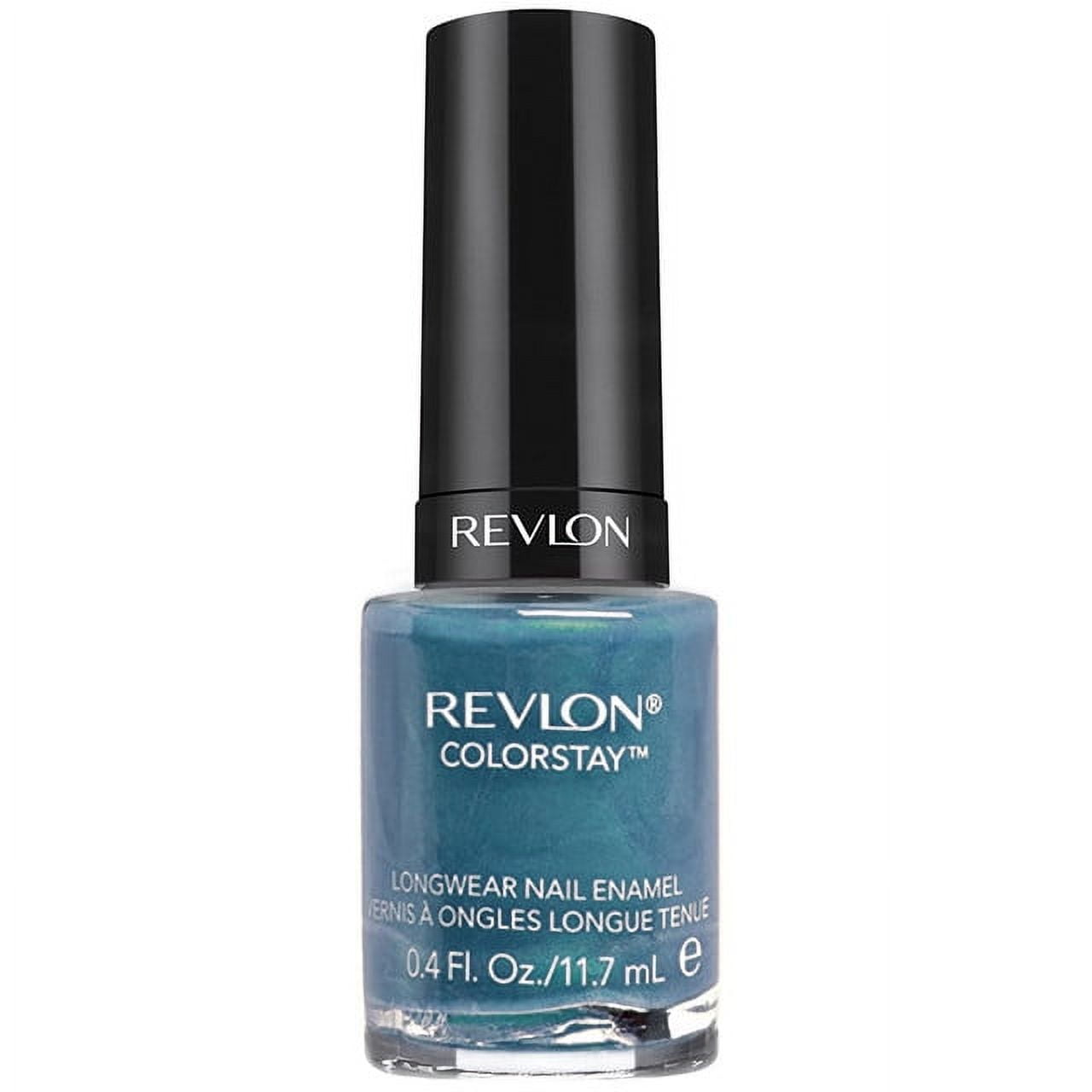 Revlon ColorStay Longwear Nail Enamel, .4 oz. - 280 Blue Slate ...