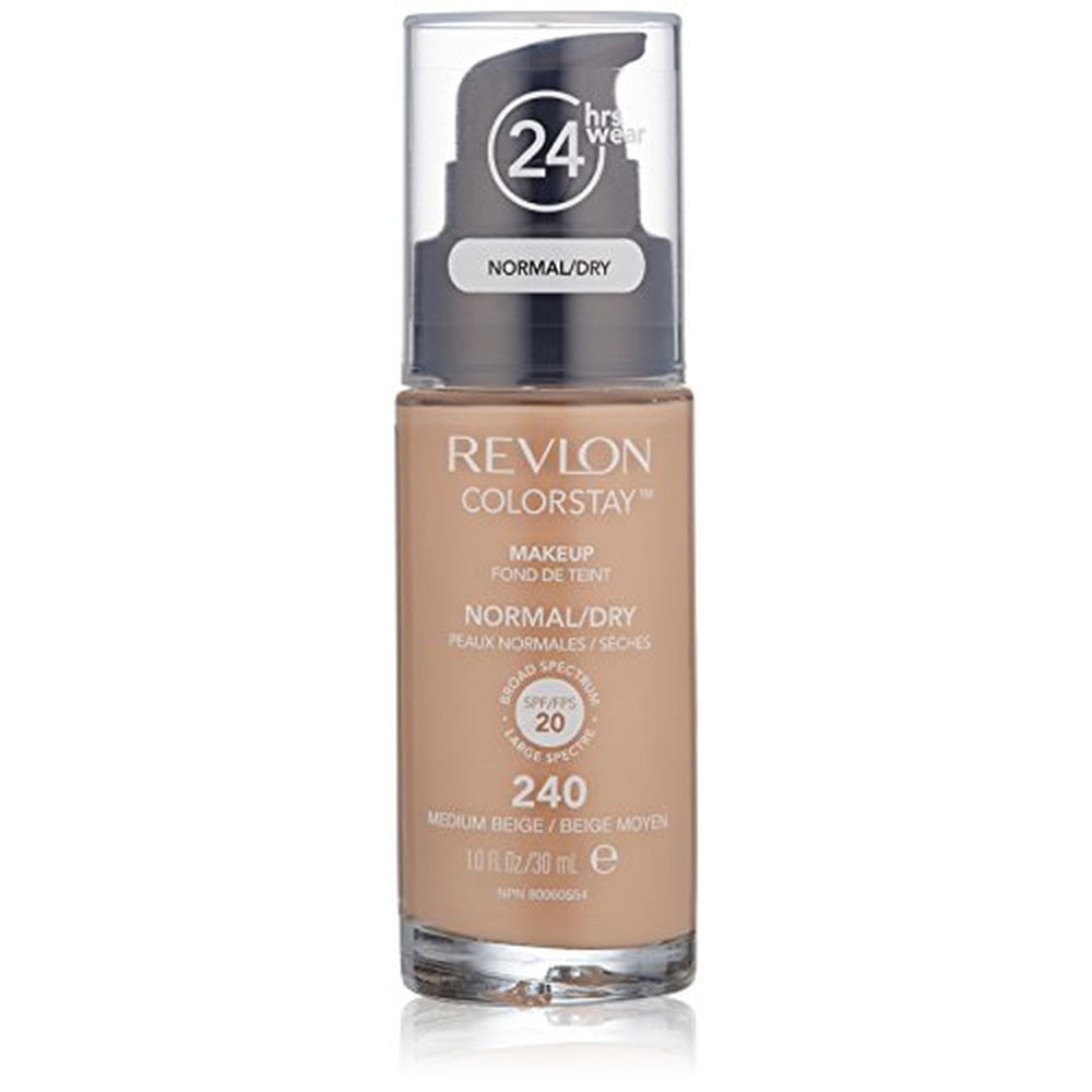 Revlon ColorStay Makeup For Normal/Dry Skin, Medium Beige (Pack of 16 ...