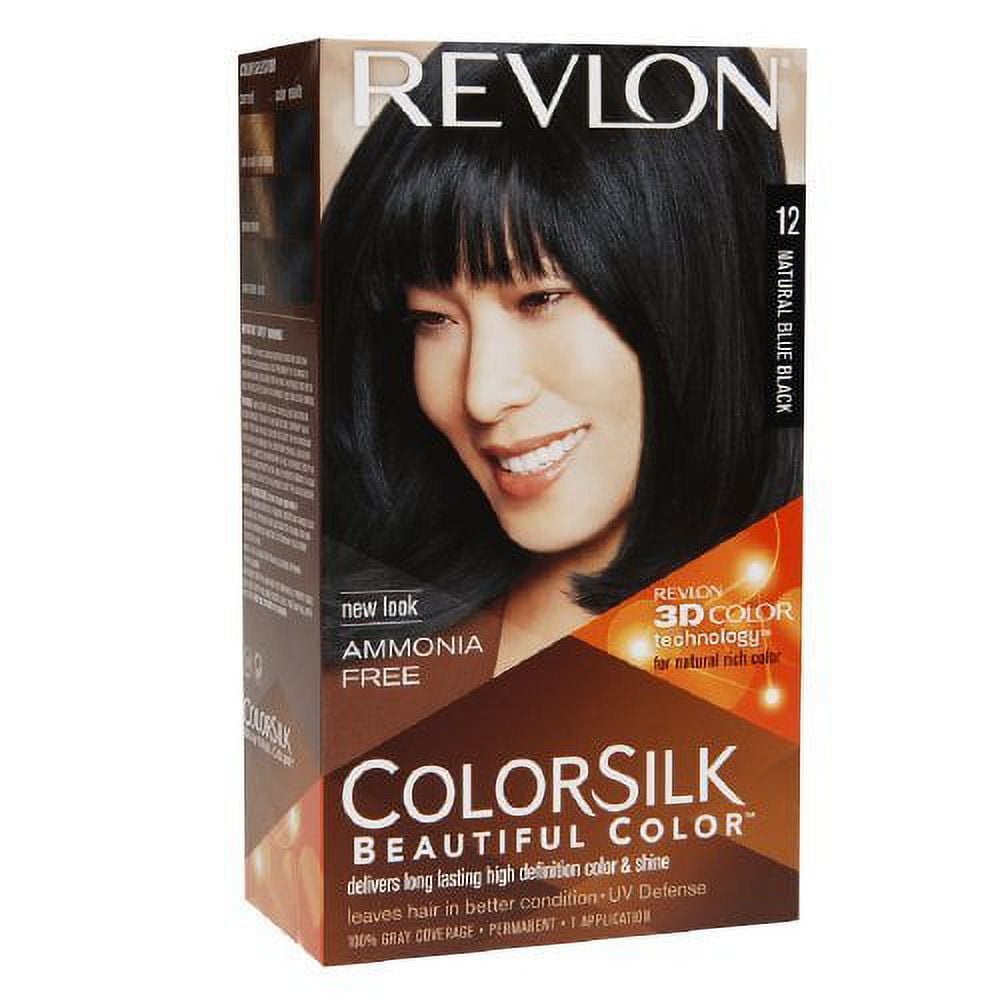 Revlon Colorsilk #12 Natural Blue Black - Walmart.com