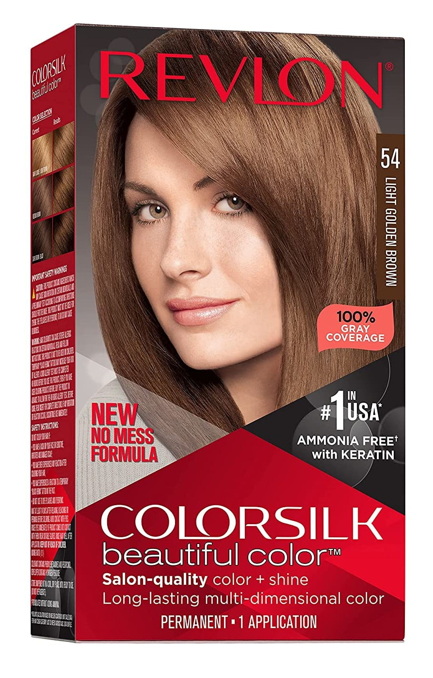 Revlon Colorsilk #54 Light Golden Brown (Pack of 2) - Walmart.com