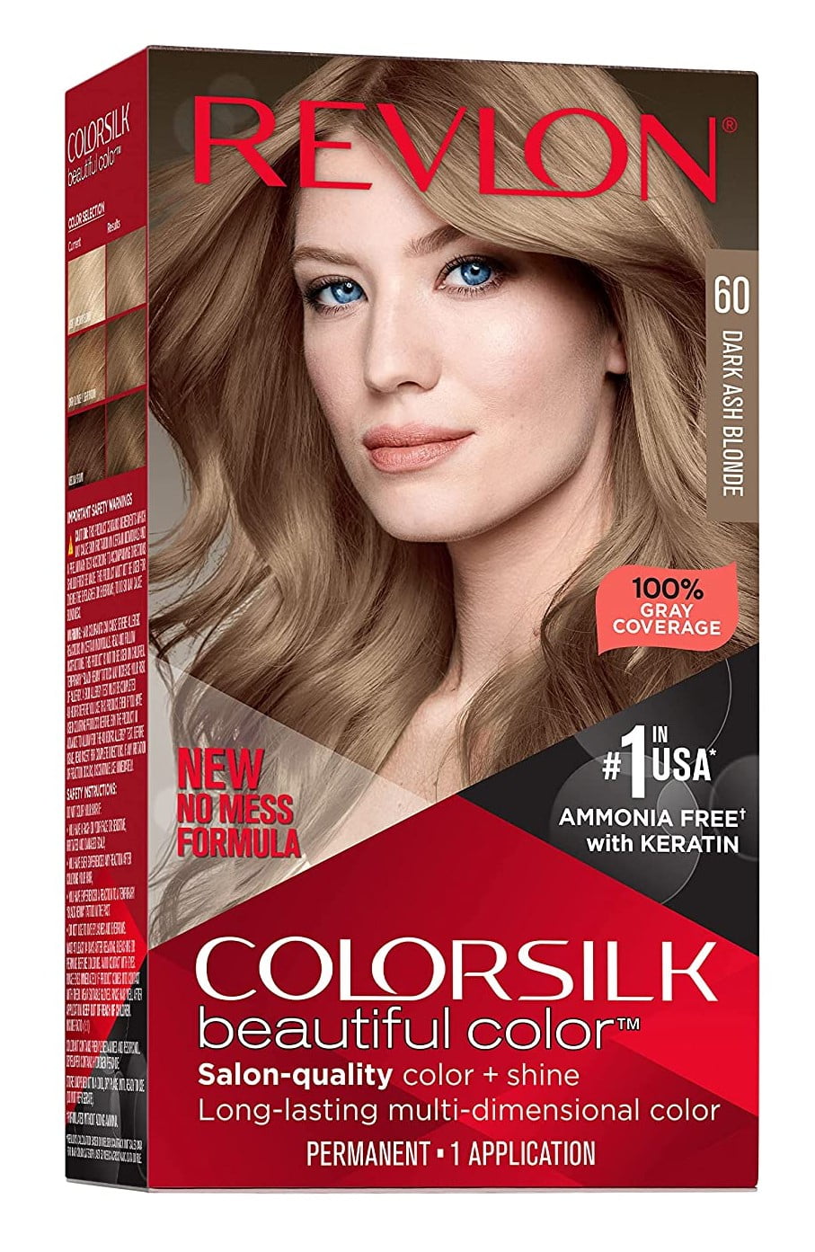 Revlon Colorsilk #60 Dark Ash Blonde (Pack of 3) - Walmart.com