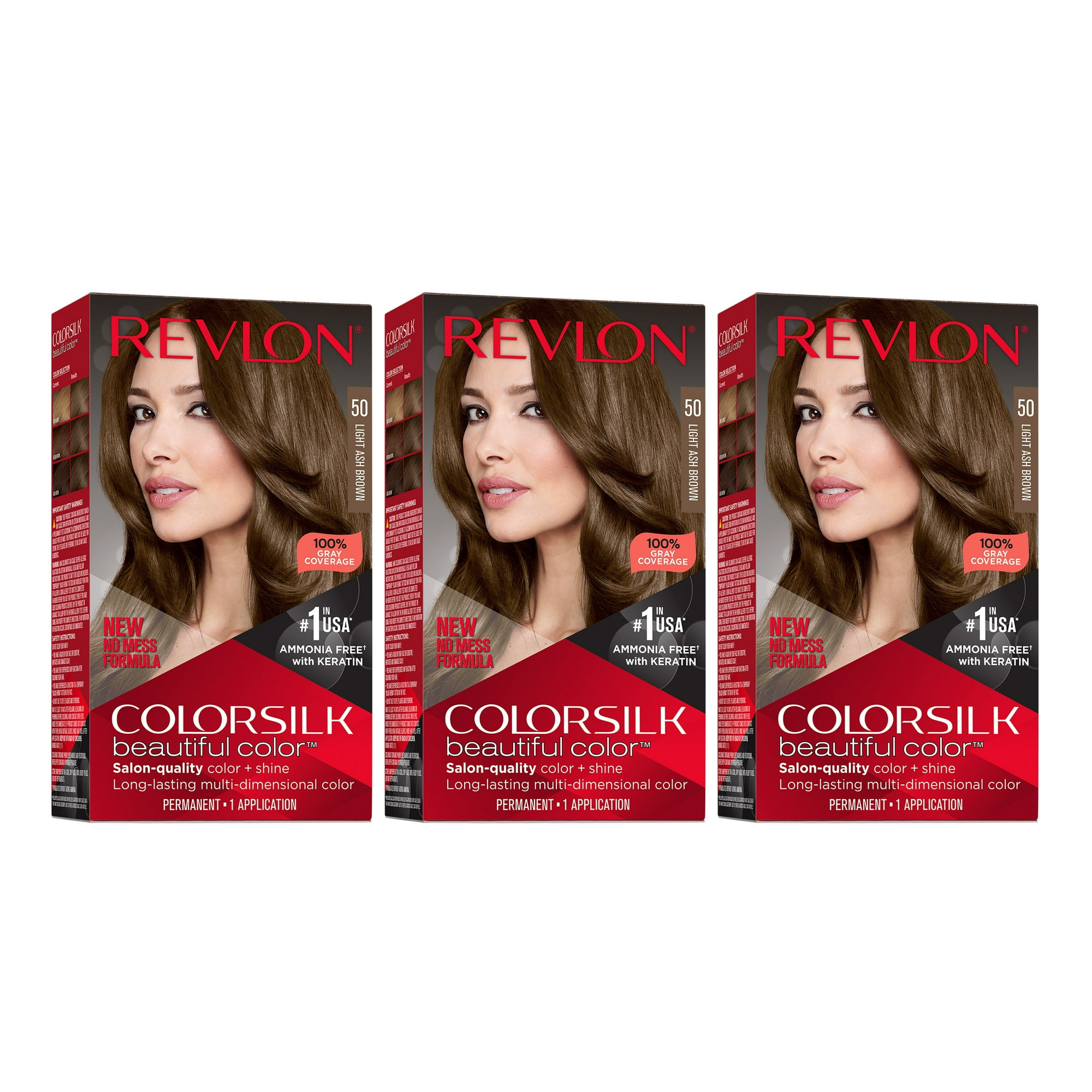 Revlon Light Ash Brown Hair Color Chart