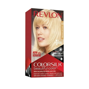 Revlon Colorsilk Luminista Hair Color, 03 Ultra Light Sun Blonde, 1 ...