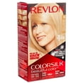 Revlon Colorsilk Permanent Hair Dye, 3D Color, Keratin, Ultra Light ...