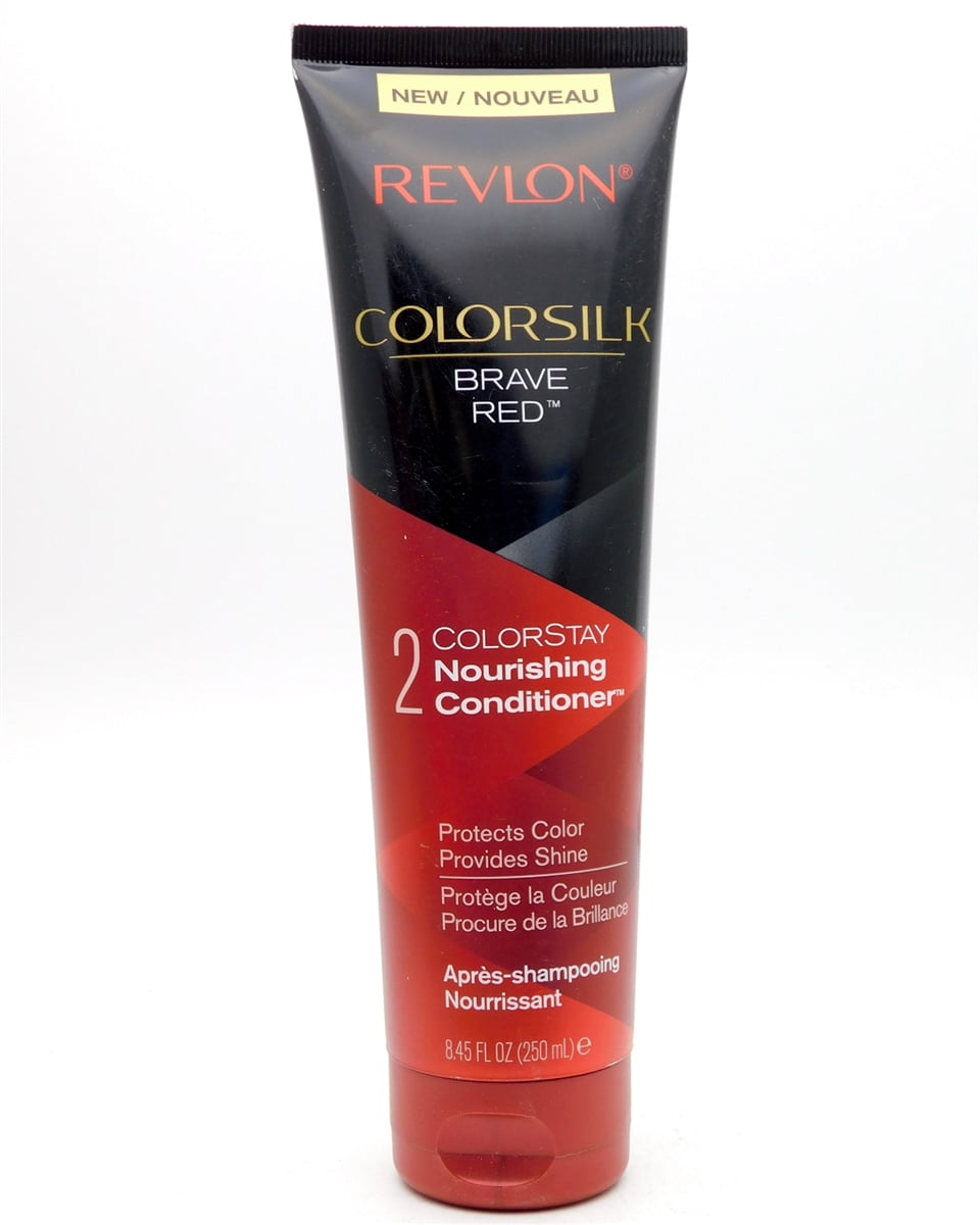 Revlon Colorsilk Brave Red Hair Colored Conditioner, Nourishing, 8.45 ...