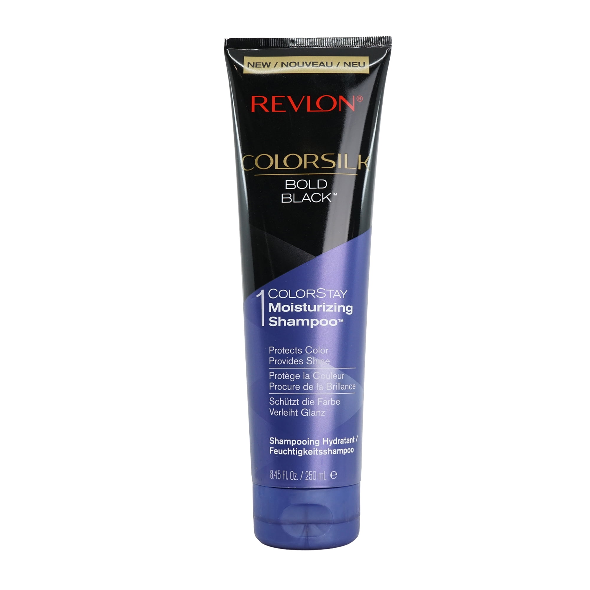 Revlon Colorsilk Moisturizing Shampoo, Bold Black 8.45 oz - Walmart.com