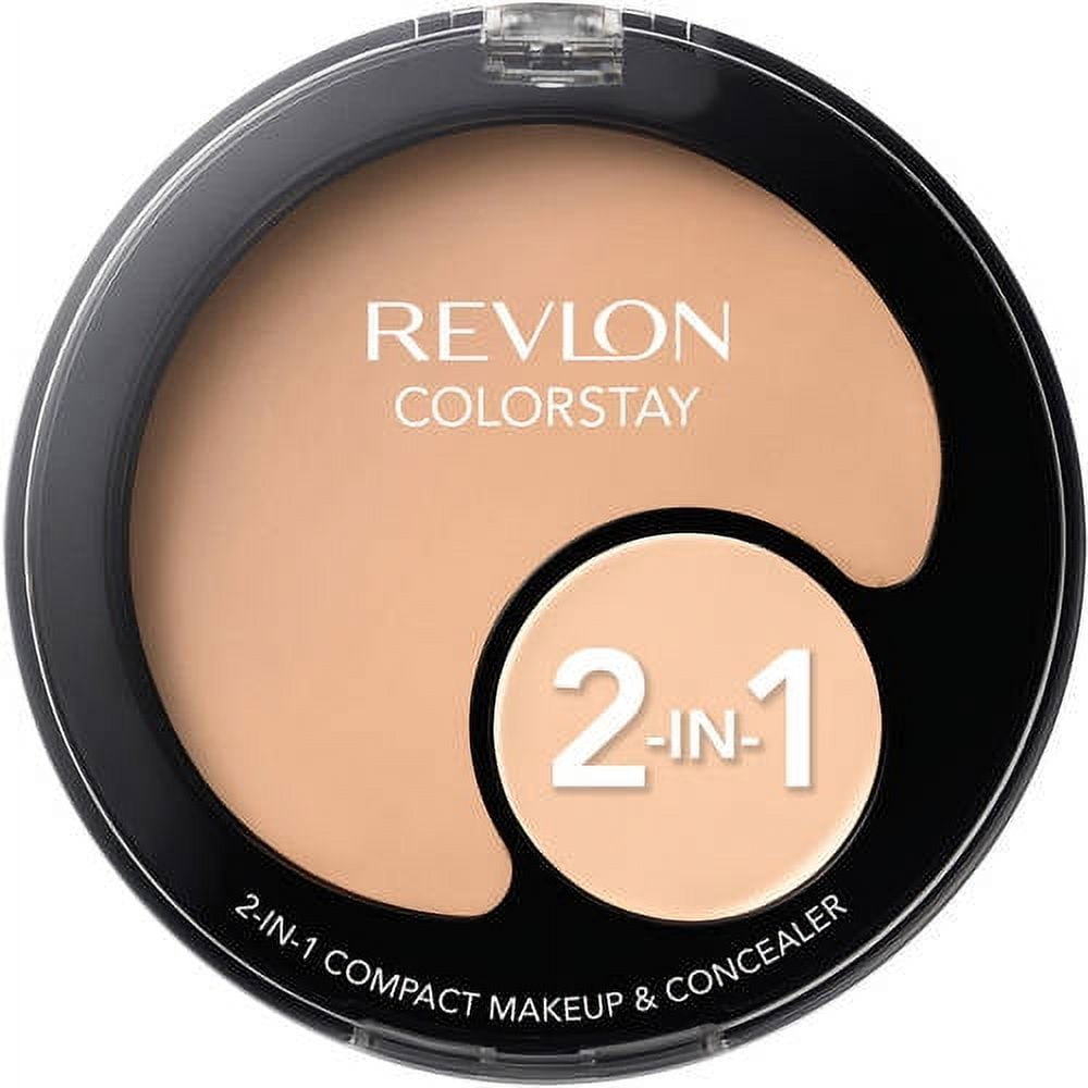 Revlon Colorstay 2-in-1 Compact Makeup and Concealer, Ivory, Skin Cover ...