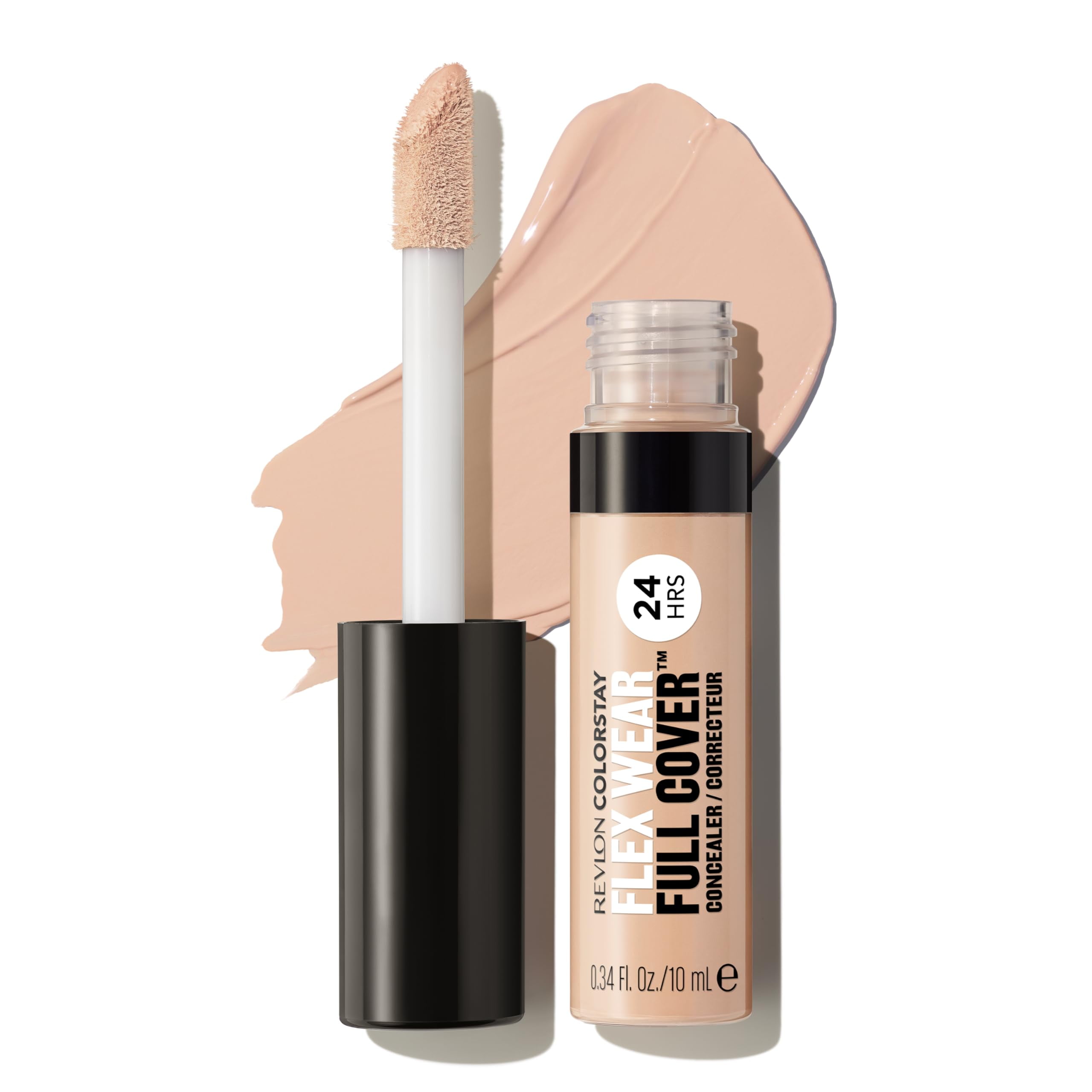 Revlon ColorStay Flex Wear, Full Cover Non-Creasing Concealer, Infused ...