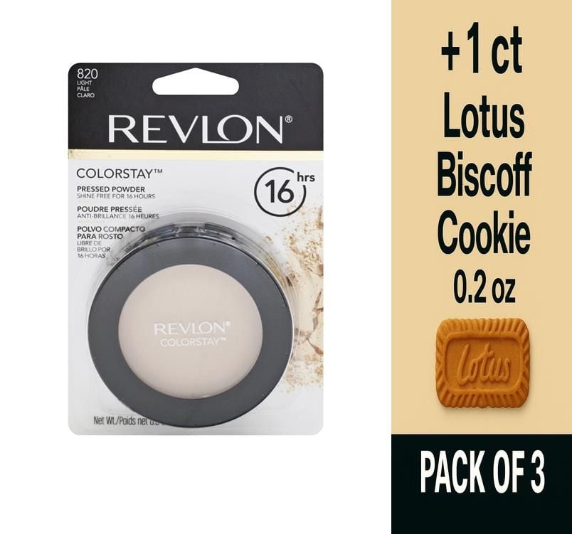 Revlon Colorstay Pressed Powder, Light - Each - Pack of 3 & Lotus ...
