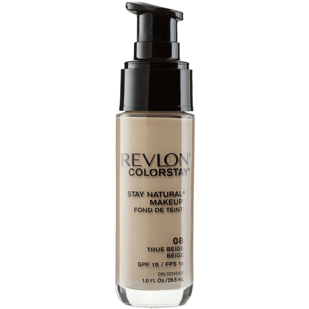 Revlon - Colorstay Stay Natural Makeup Foundation, 08 True Beige, 1 fl ...