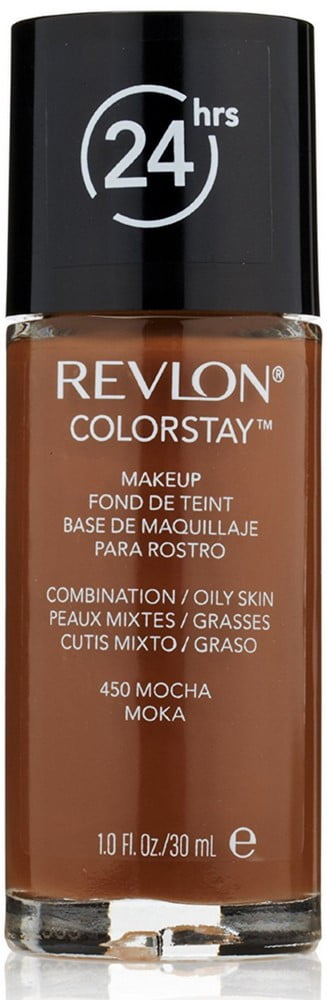 Revlon Colorstay for Combo/Oily Skin Makeup, Mocha [450], 1 oz (Pack of ...