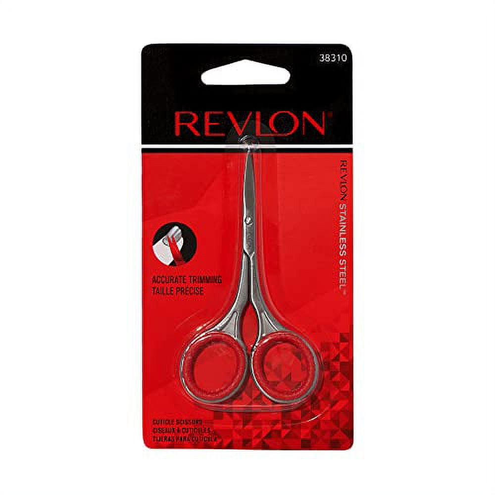 Revlon Cuticle Scissors, Manicure Tool for Safe Nail Care, Hangnail ...