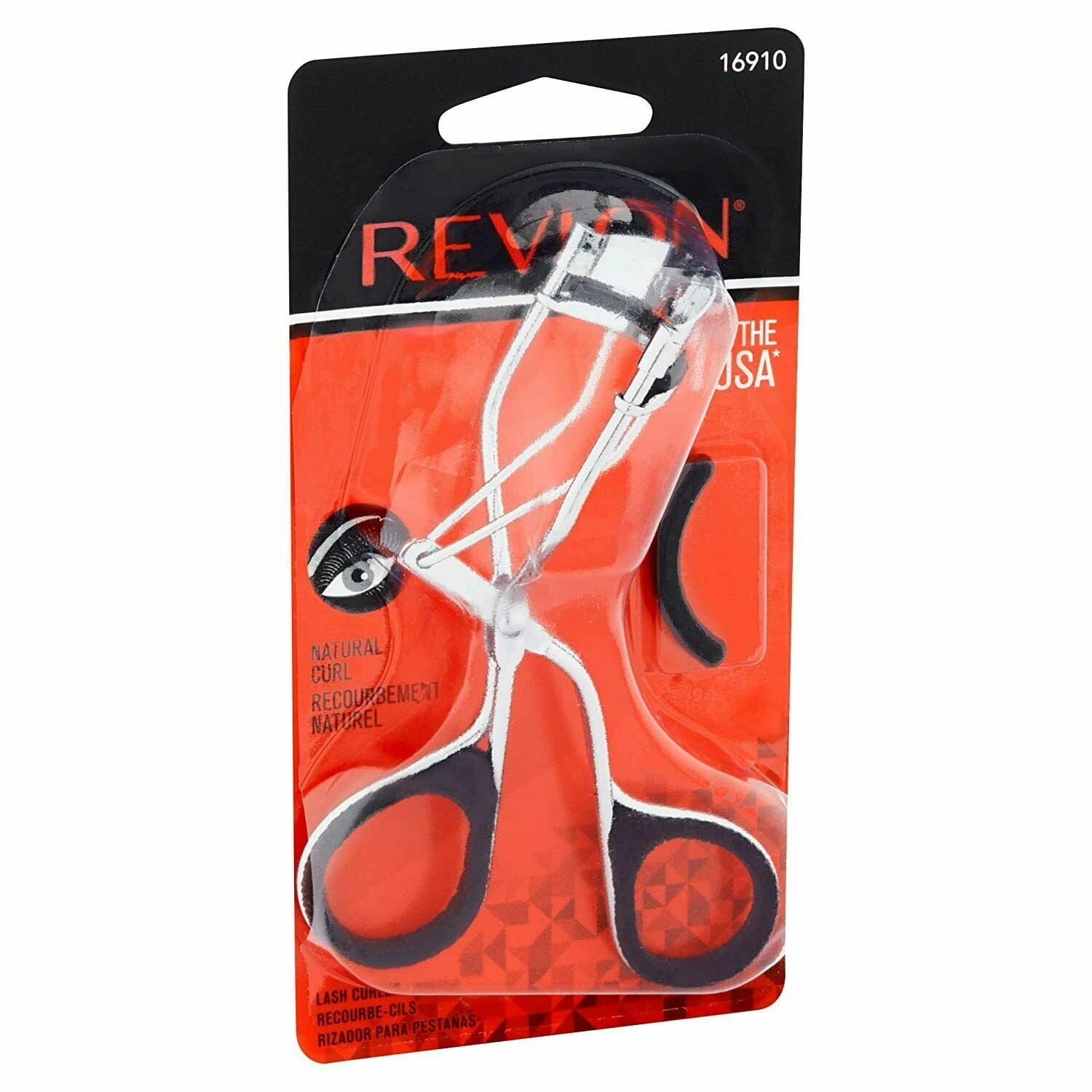 Revlon Eyelash Curler 16910 Natural Curl carded CHROME - Walmart.com