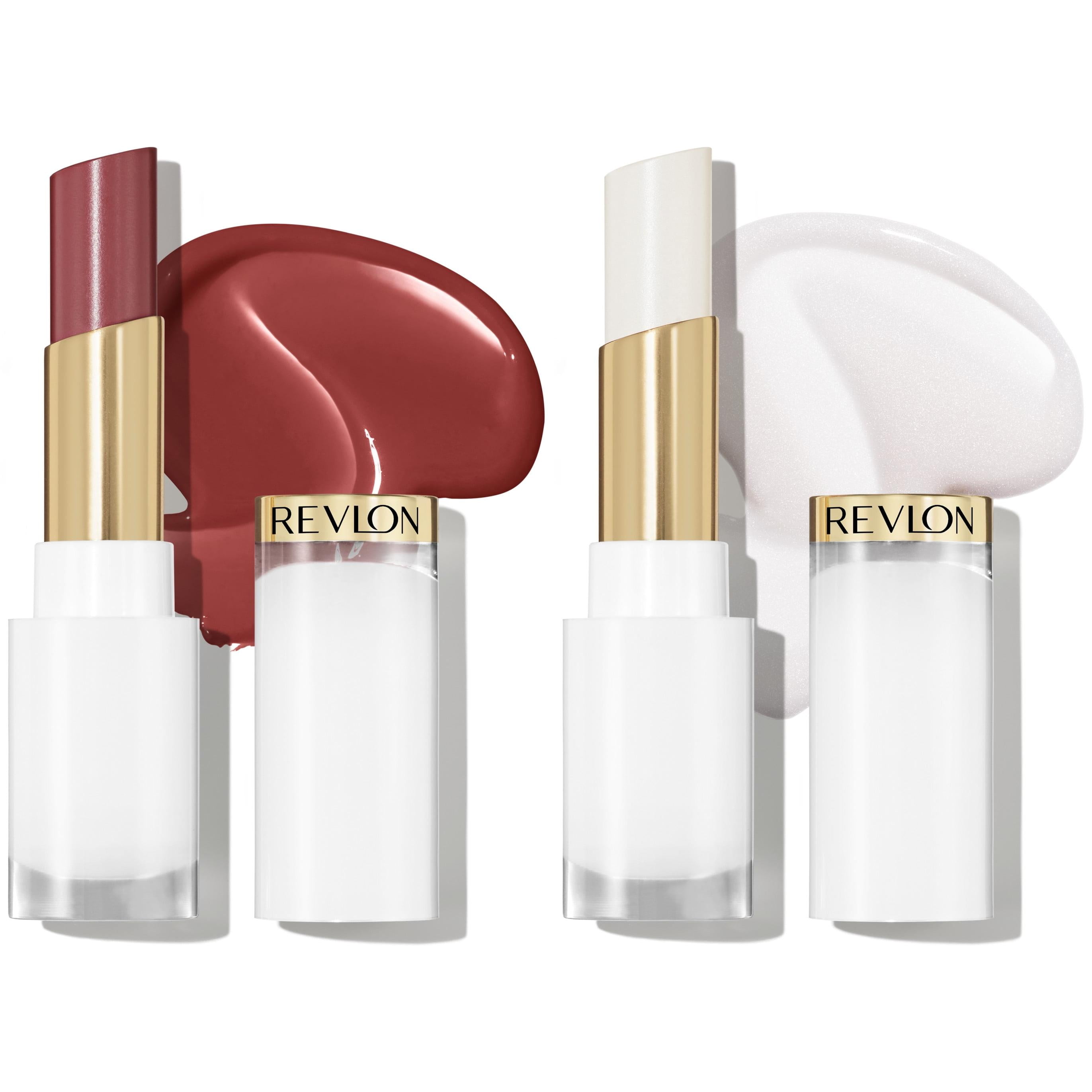 Revlon Glass Shine Tinted Lip Balm, 2pk Rum Raisin & Sparkling Quartz ...