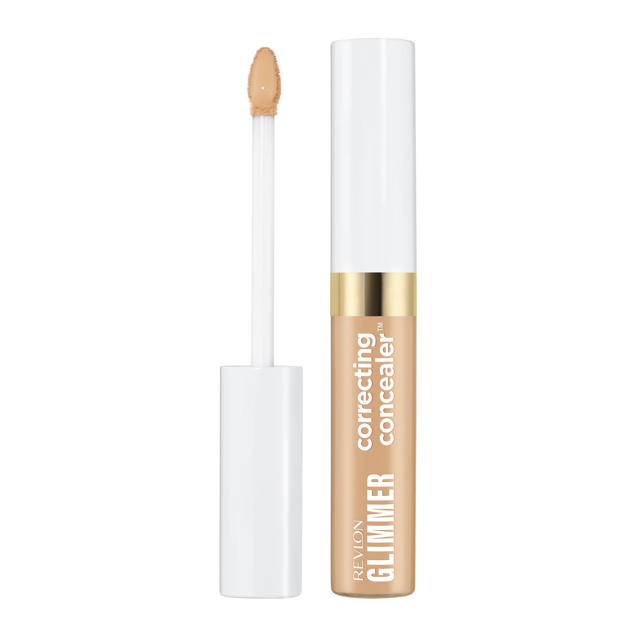 Revlon Glimmer Correcting Liquid Concealer, Buildable Coverage, 115 ...