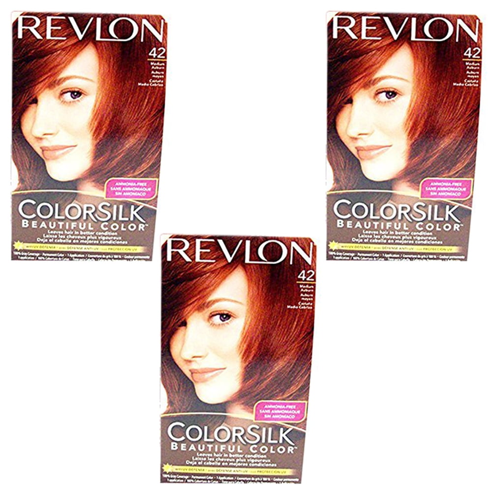 Revlon Hair Color Medium Auburn(42) (Pack of 3) - Walmart.com