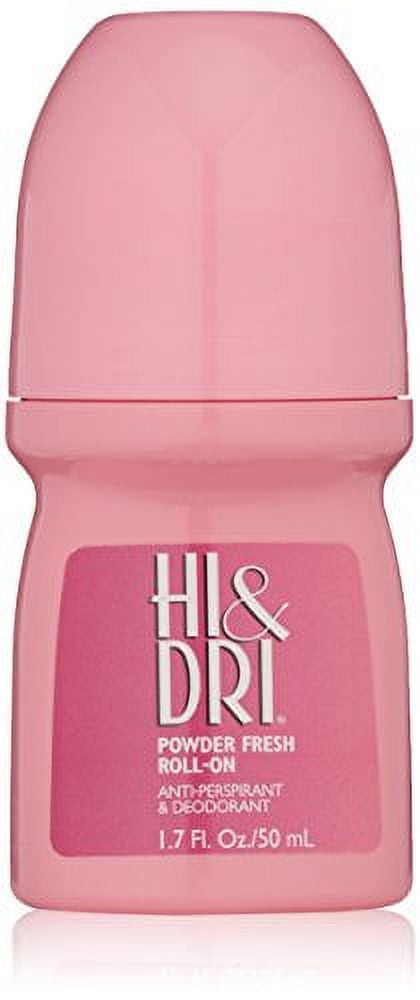 Revlon Hi & Dri Powder Fresh Roll-on Anti-Perspirant & Deodorant 1.7 Oz ...