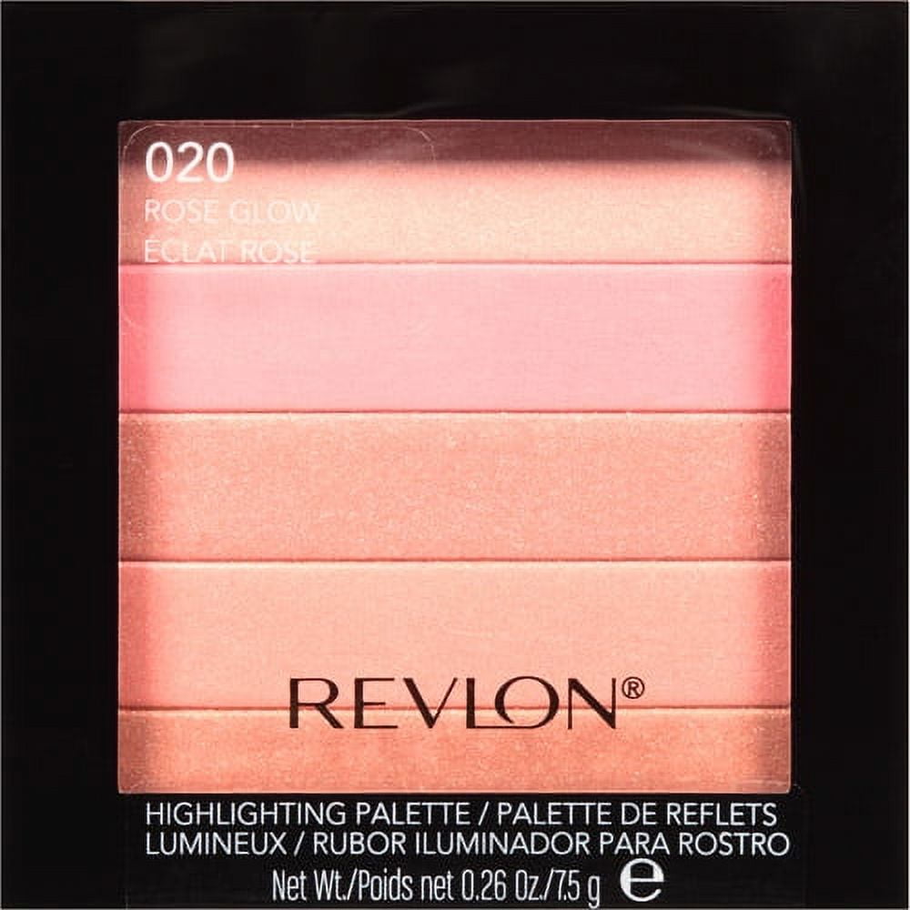 Revlon Highlighting Palette, Rose Glow, Cheek Highlighter, Radiant ...