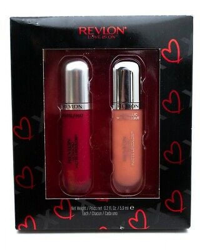 Revlon Holiday Kisses Ultra HD Matte Lipcolor Gift Set; HD Gleam .2 fl ...