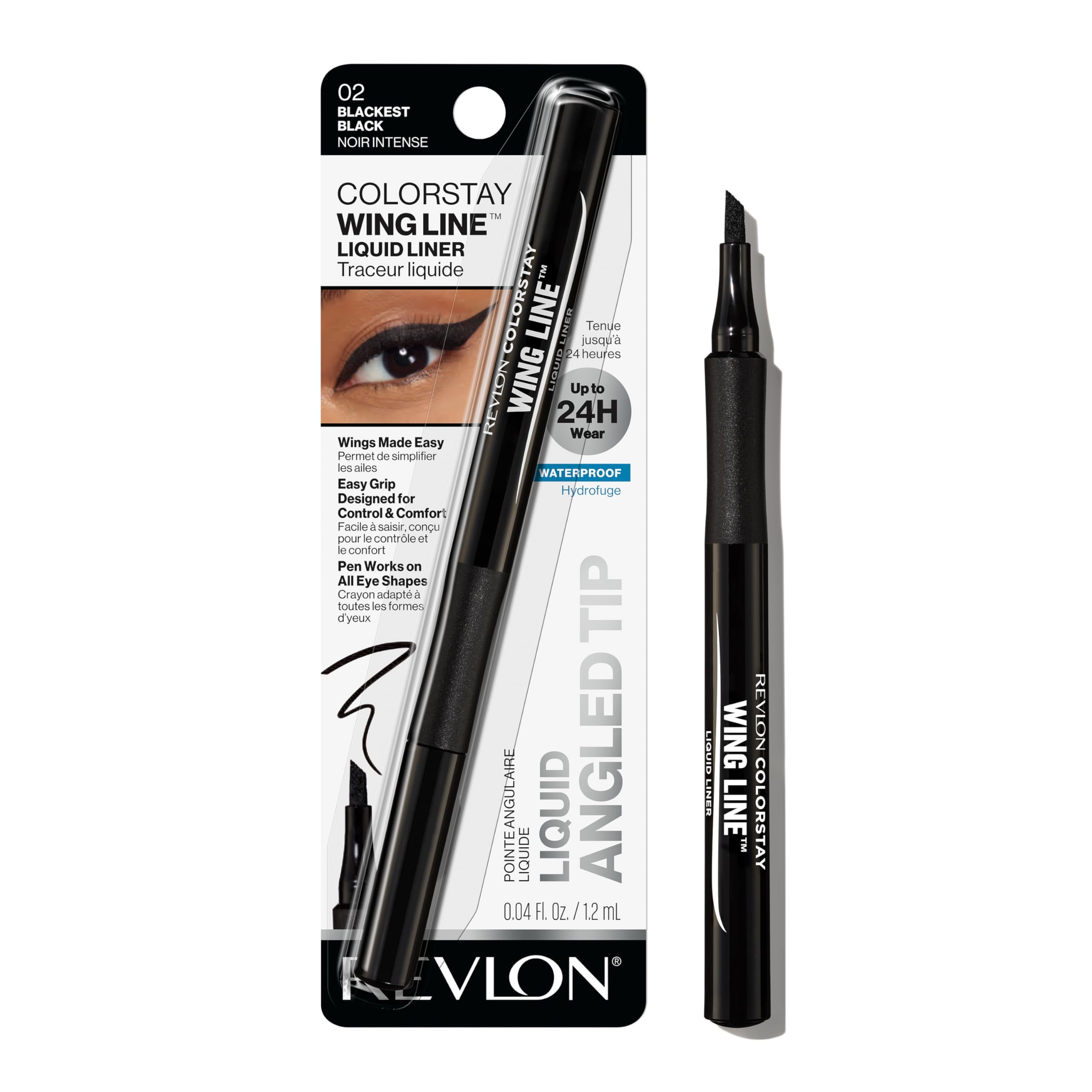 Revlon Liquid Eyeliner Pen, ColorStay Wing Line Eye Makeup, Waterproof ...