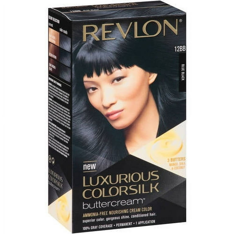 Blue Black Hair Dye Box