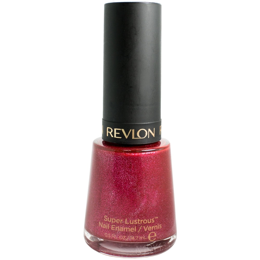 Revlon Nail Enamel, 001 Velvet Ruby, Shimmer Metallic Nail Polish ...
