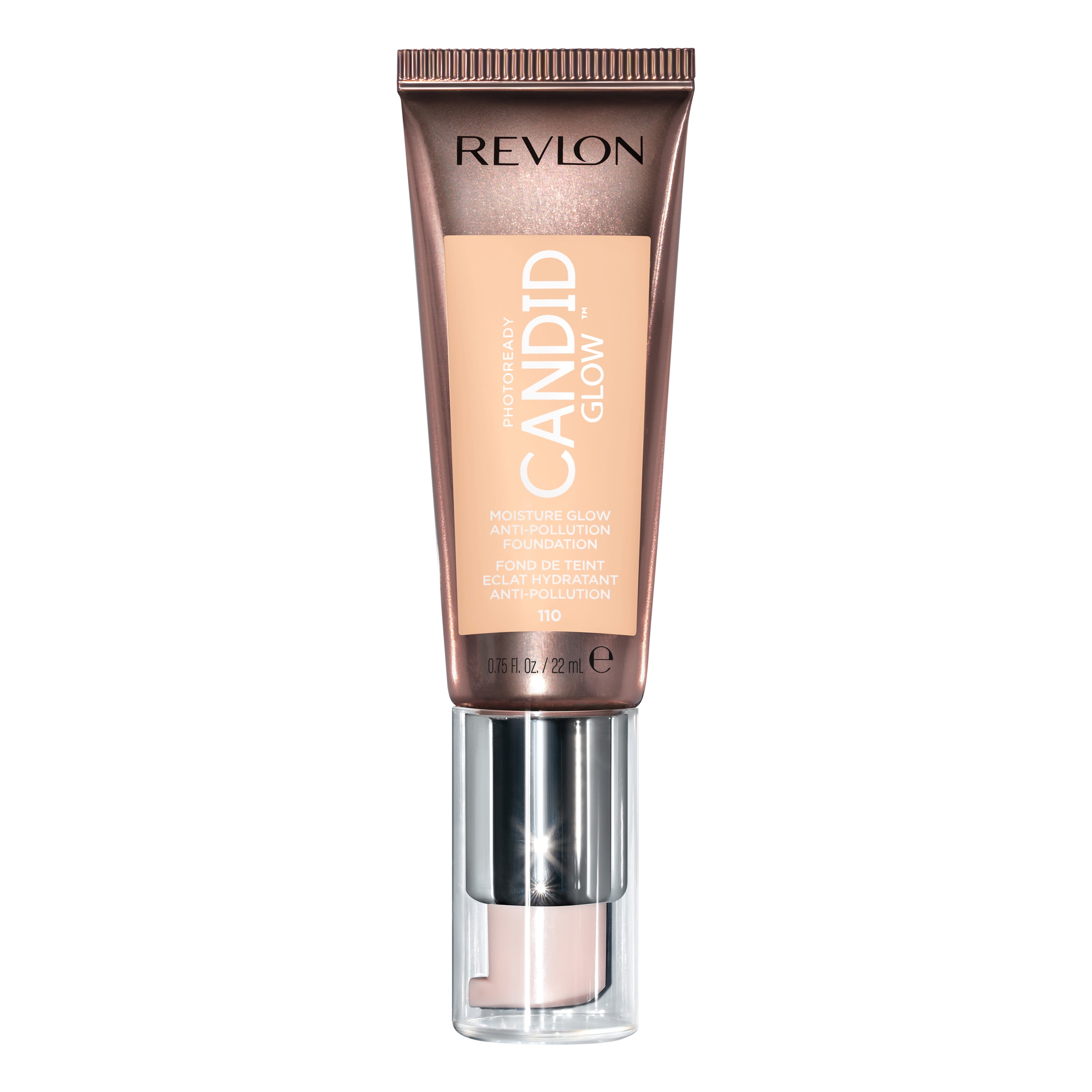 Revlon PhotoReady Candid Glow Foundation, 110 Porcelain, 0.75 fl oz ...