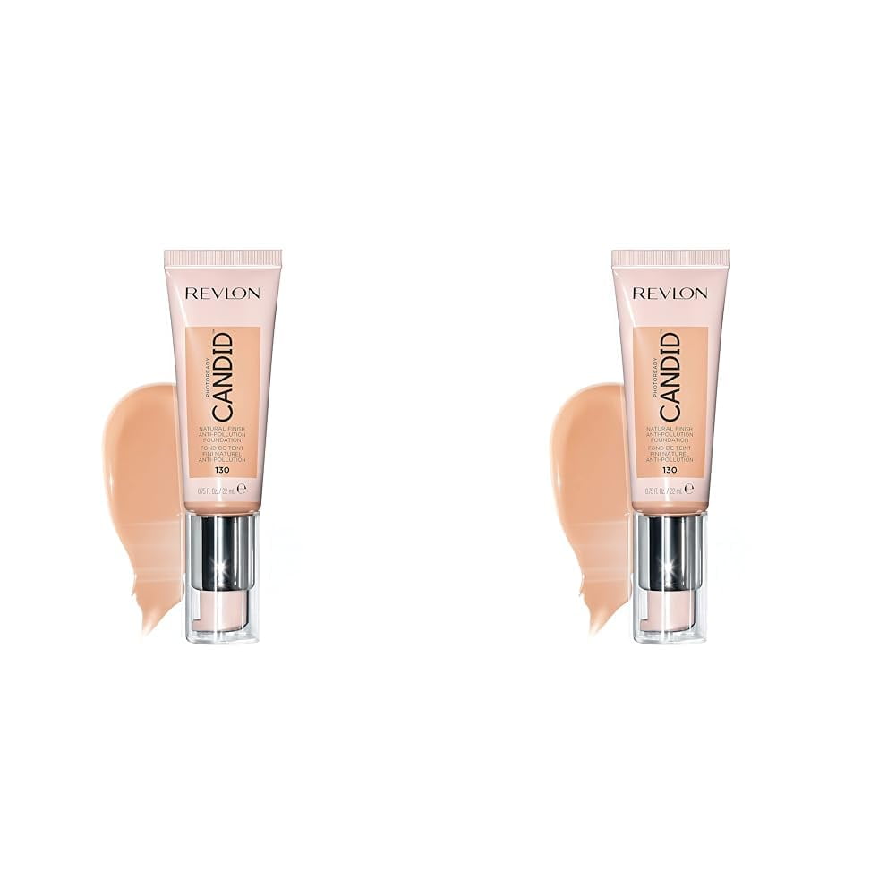 Revlon Photoready Candid Natural Finish Foundation - Pack of 2, 130 ...