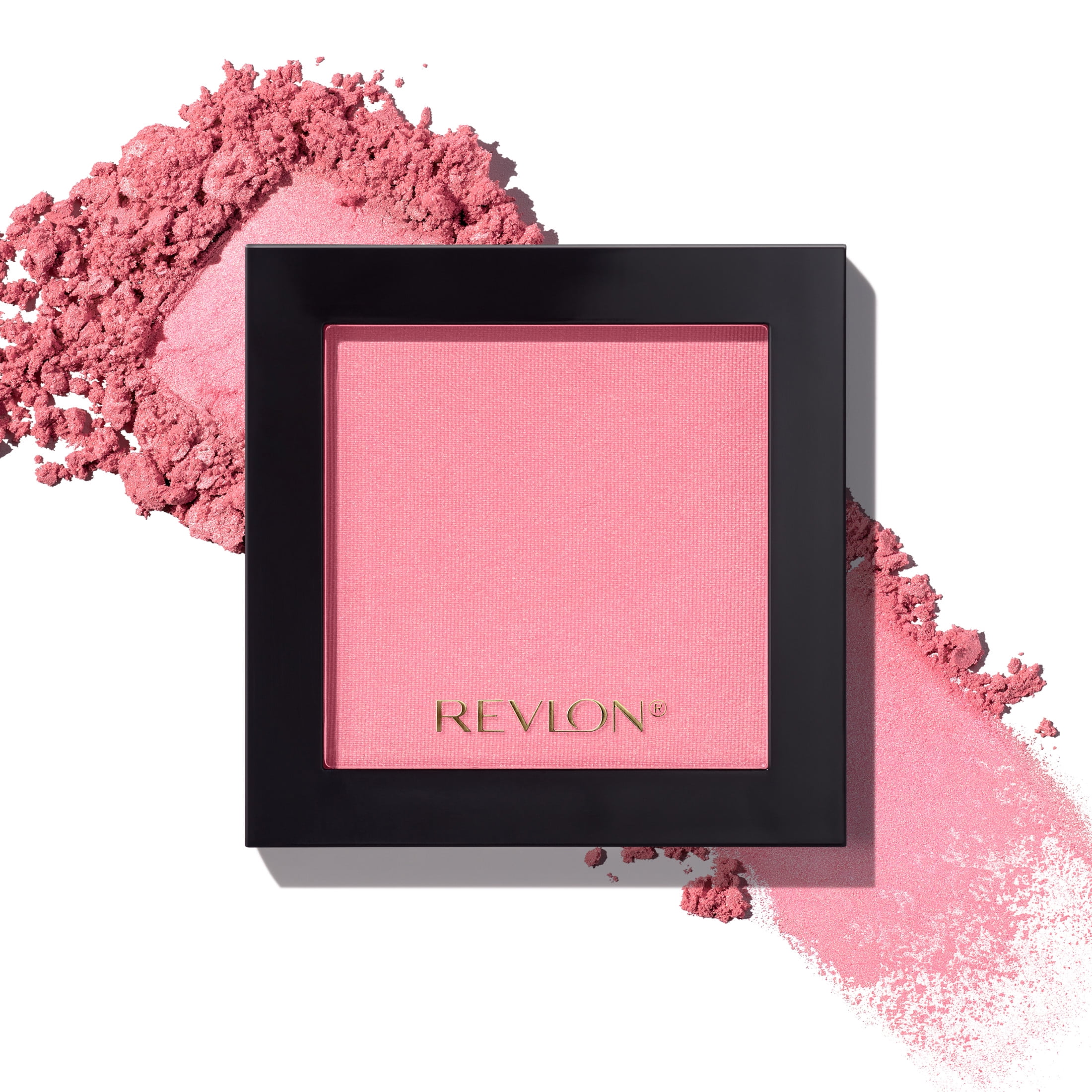 Revlon Powder Blush Cheek Makeup Tint, Shimmer Finish, 014 Tickled Pink ...