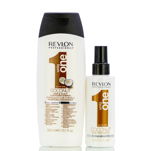 Revlon Coconut Uniq One Hair Treatment, Repairs, Moisturizes, Controls ...