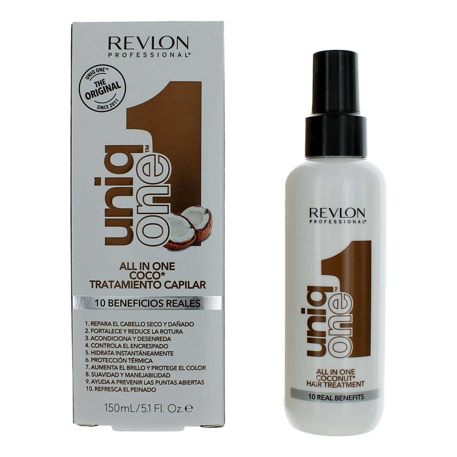 Revlon Professional UniqOne Coconut Hair Treatment | Multi-Benefit ...