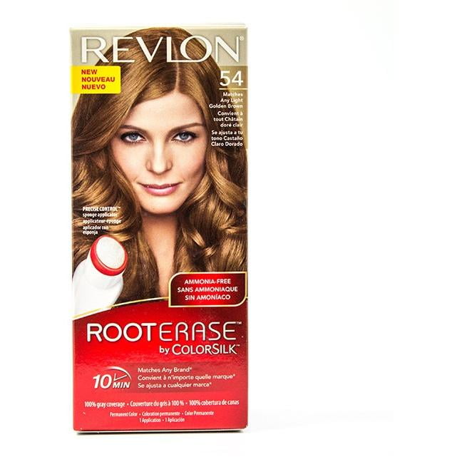 Revlon Root Erase by ColorSilk Ammonia-Free Permanent Color, Light ...